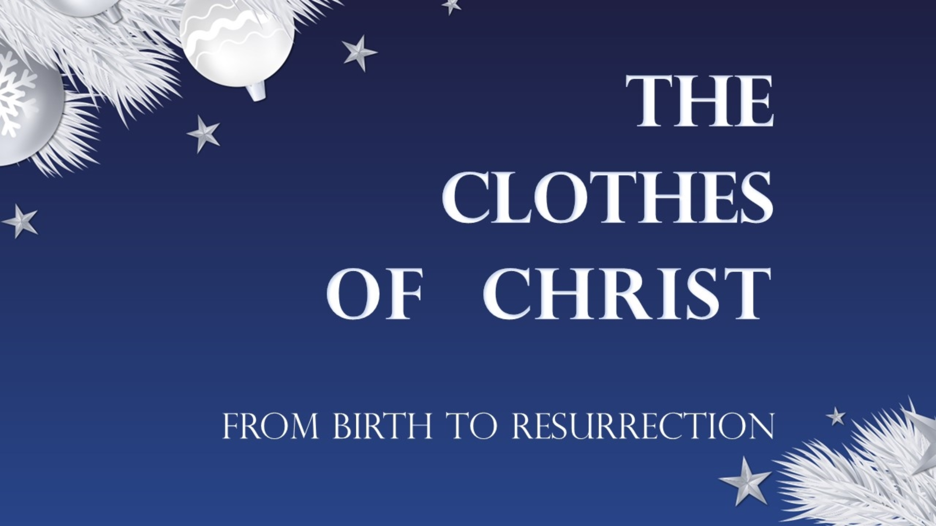 The Clothes Of Christ Logos Sermons the-clothes-of-christ-logos-sermons