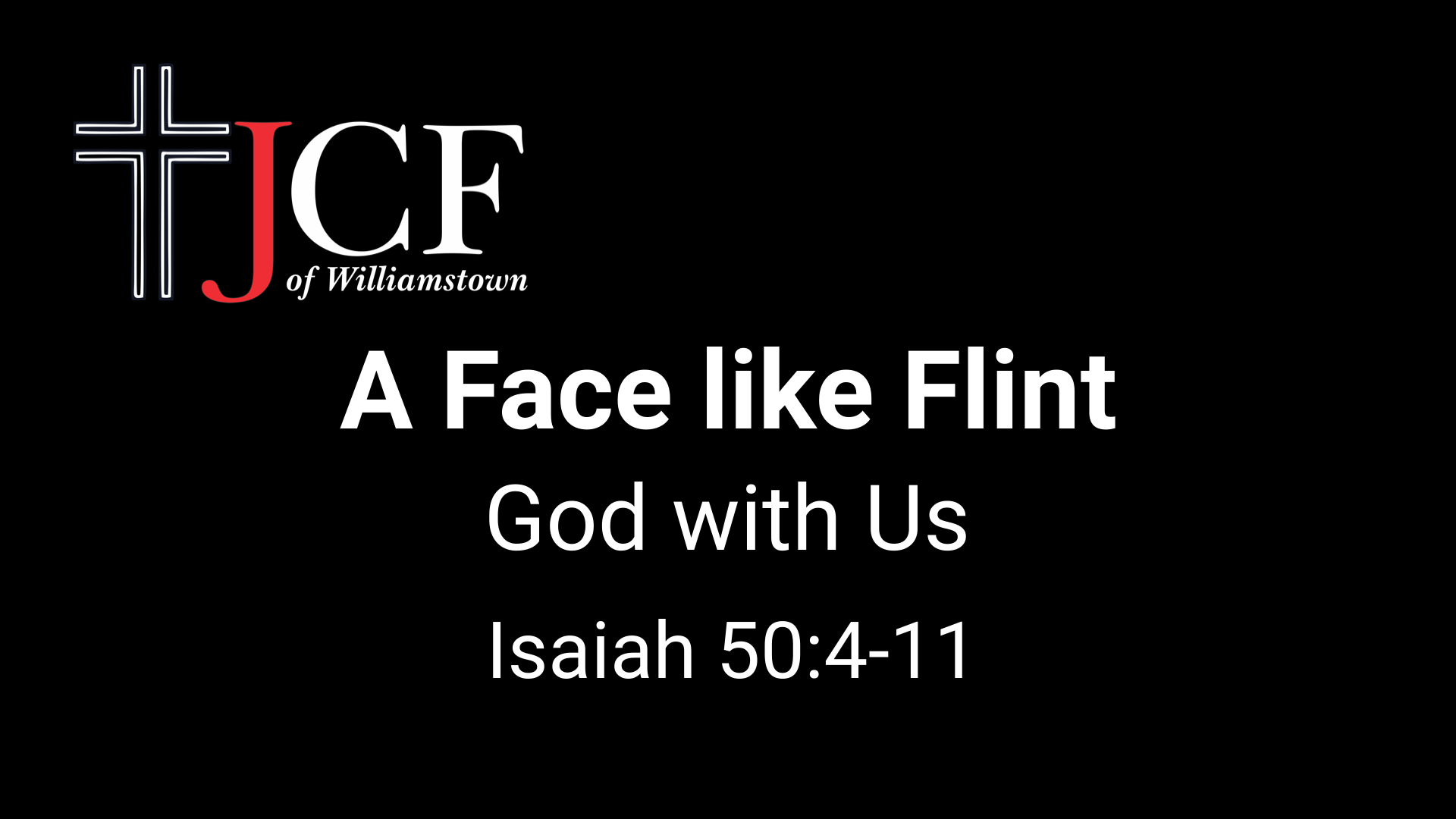 A Face like Flint - Logos Sermons