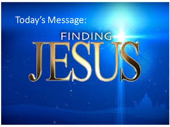 Finding Jesus - Logos Sermons