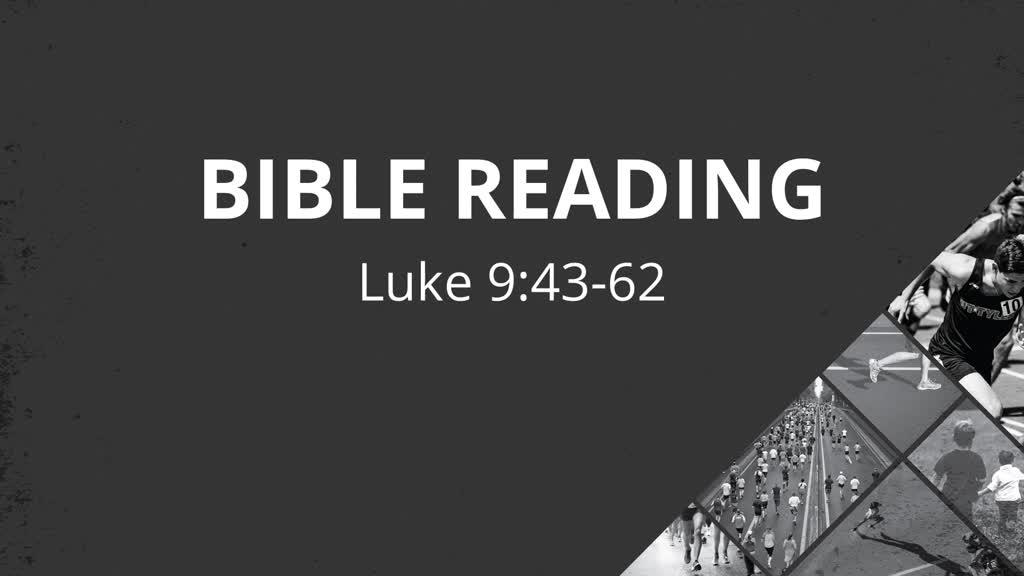 Stay Fit for Service - Luke 9:43-62 - 9am - Logos Sermons