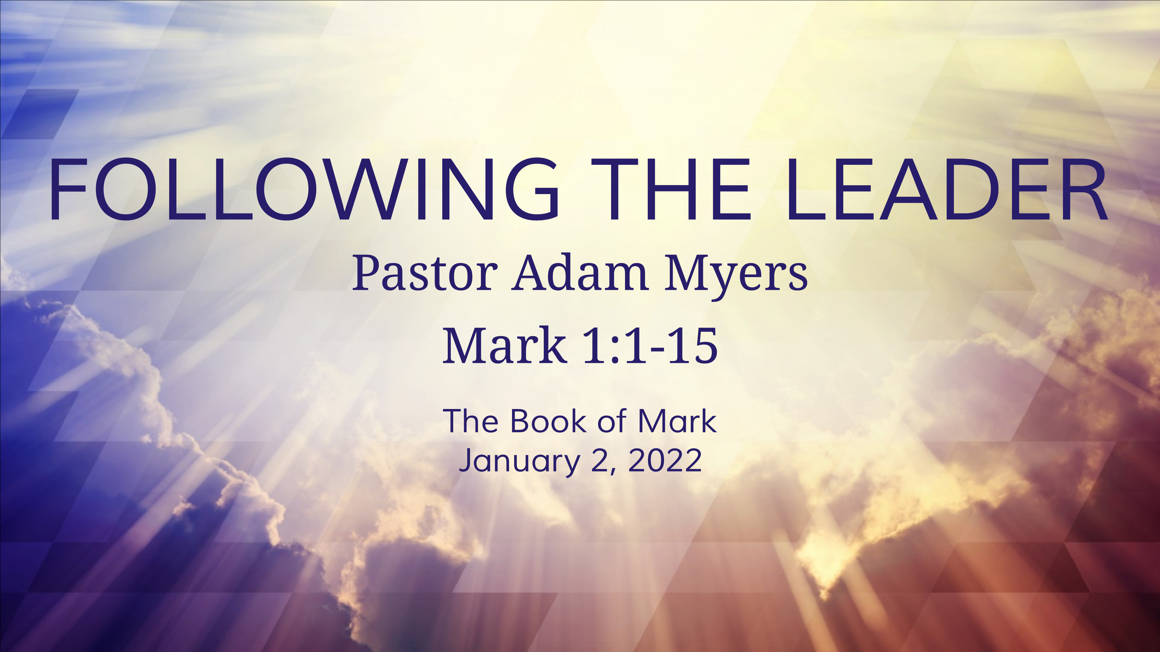 Following the Leader - Logos Sermons