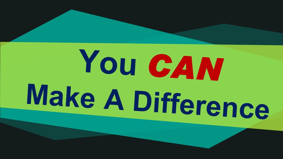 You Can Make A Difference - Logos Sermons