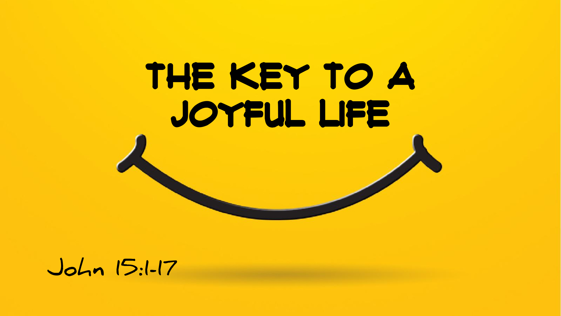 The Key To A Joyful Life - Logos Sermons