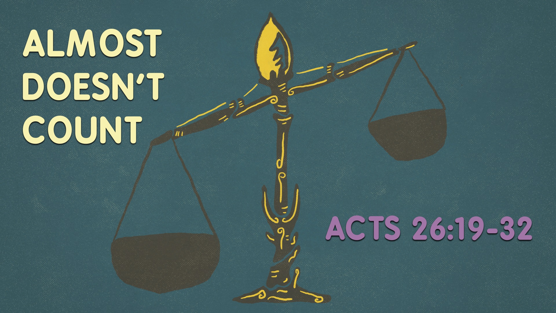 Almost Doesn't Count - Jan. 9th, 2022 - Logos Sermons Almost Doesn't Count - Jan. 9th, 2022 - Logos Sermons