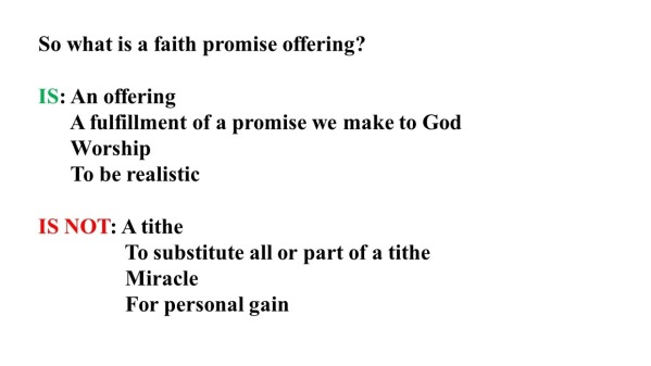 Faith Promise - Logos Sermons