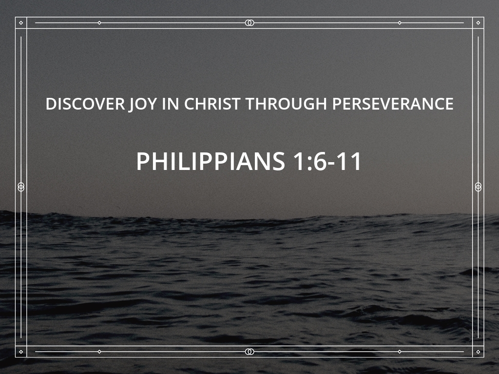 Discover Joy in Christ through Perseverance - Logos Sermons