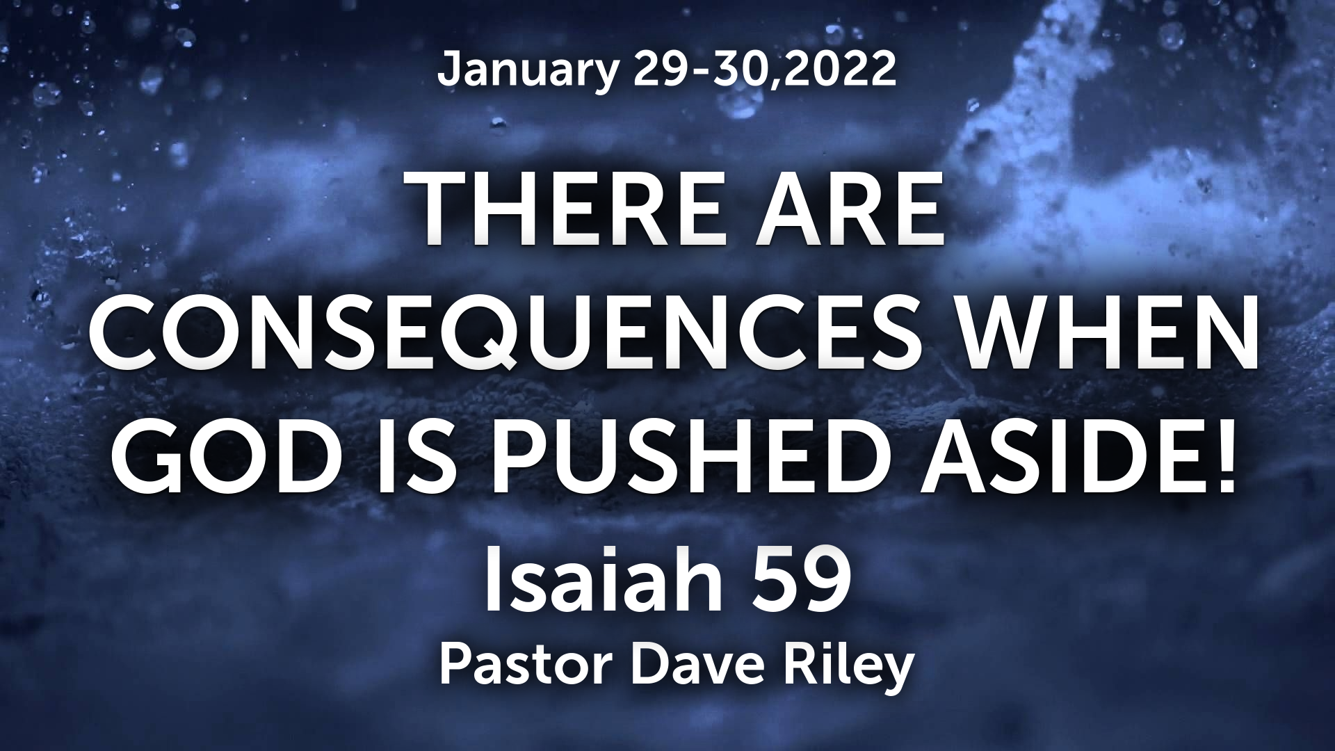 THERE ARE CONSEQUENCES WHEN GOD IS PUSHED ASIDE! - Logos Sermons