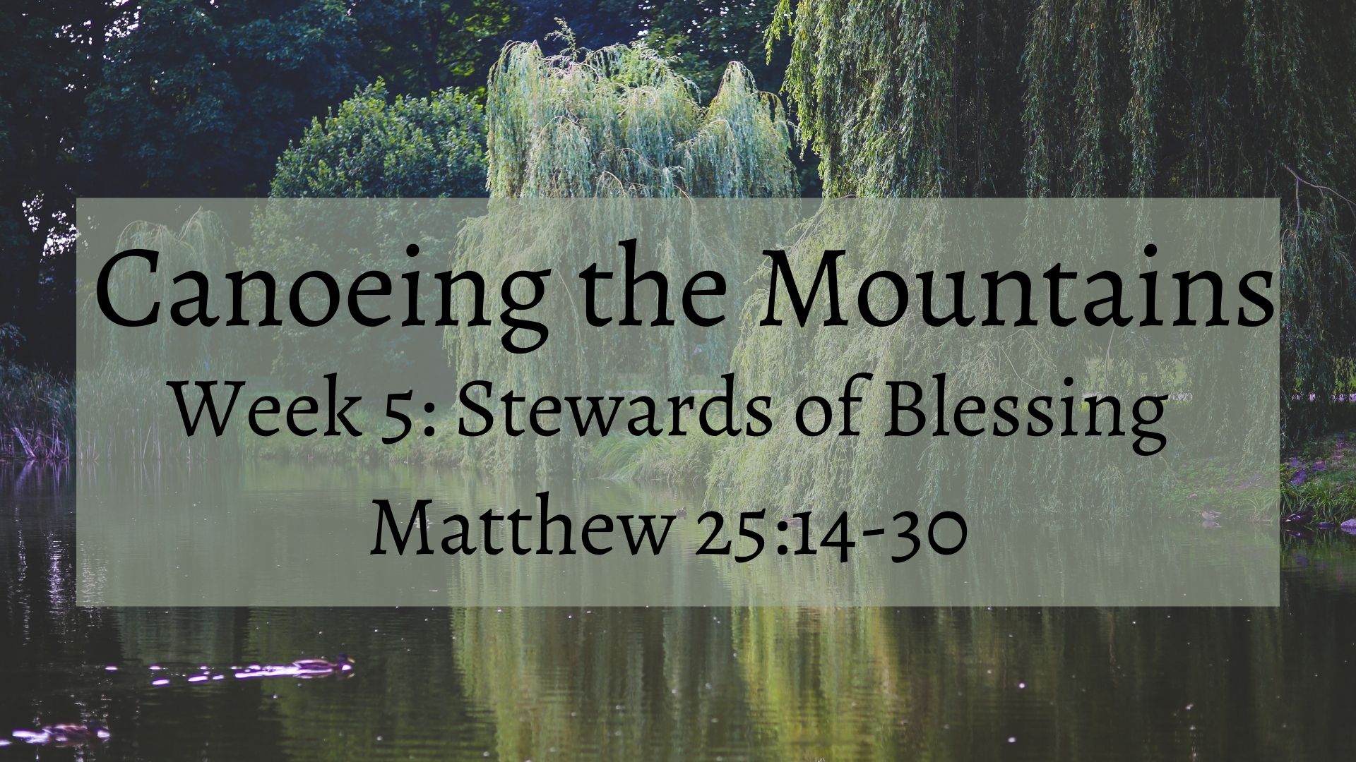 Stewards of Blessing - Logos Sermons