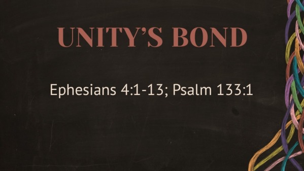 UNITY'S BOND - Logos Sermons