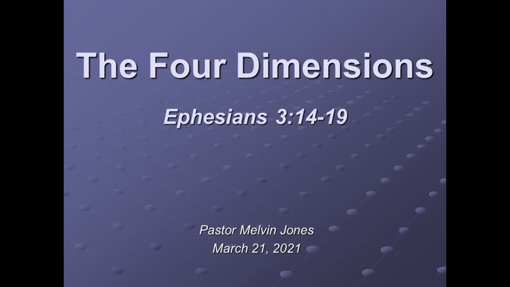 The Four Dimensions - Logos Sermons