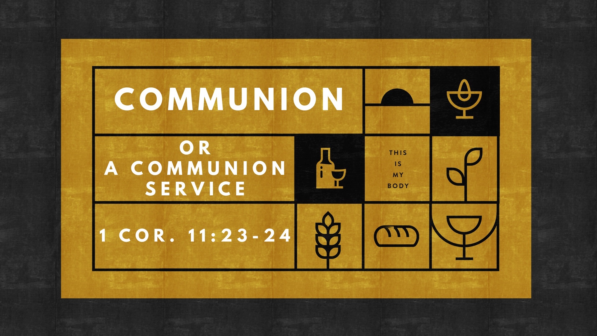 Communion, or a Communion Service? - Feb. 13th, 2022 - Logos Sermons