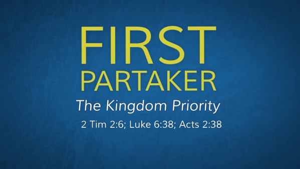 First Partaker - Logos Sermons