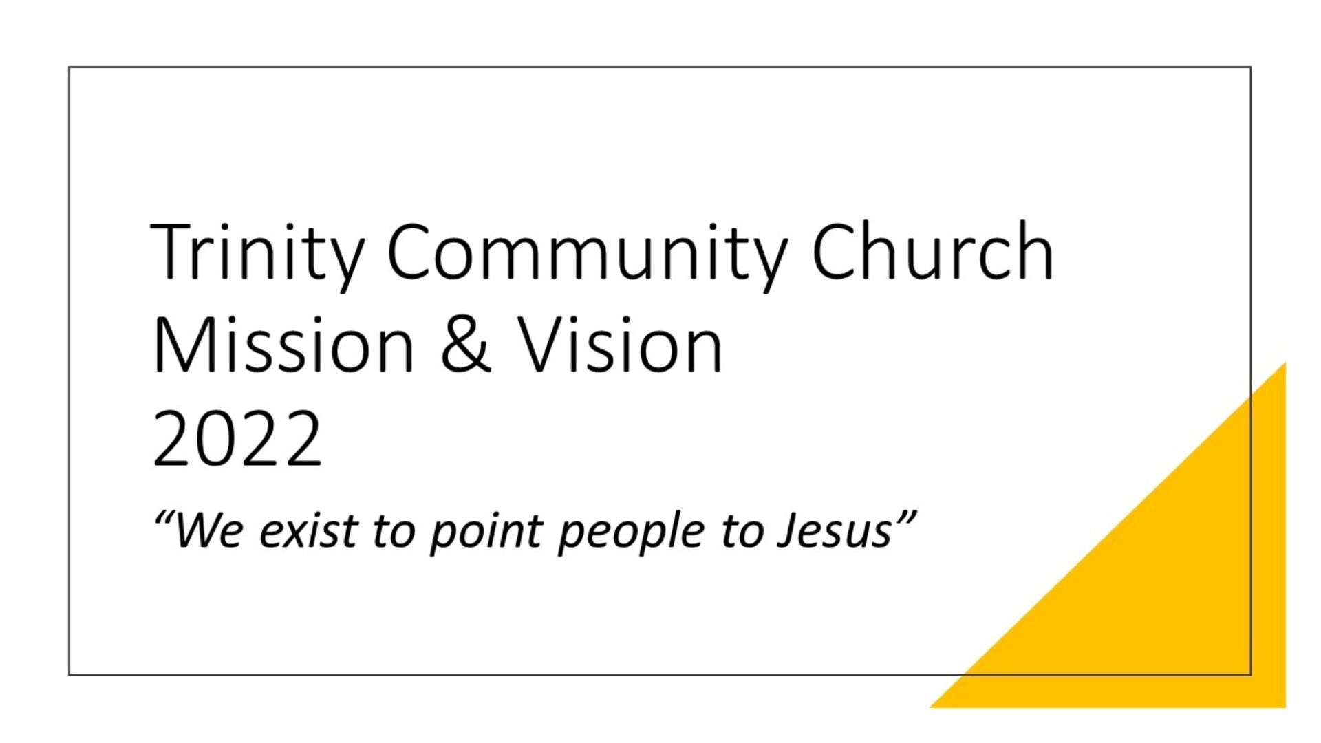 Mission and Vision 2022 - Logos Sermons