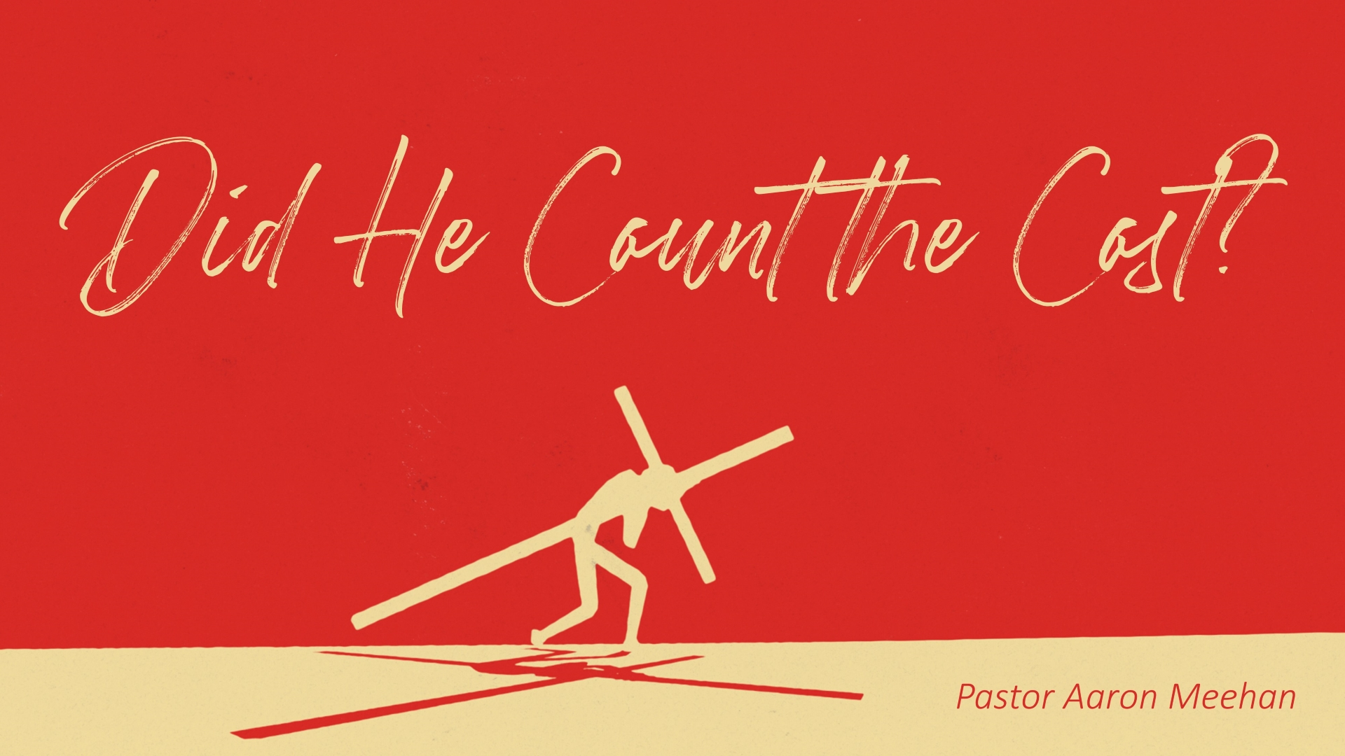 Did He Count the Cost? - Logos Sermons