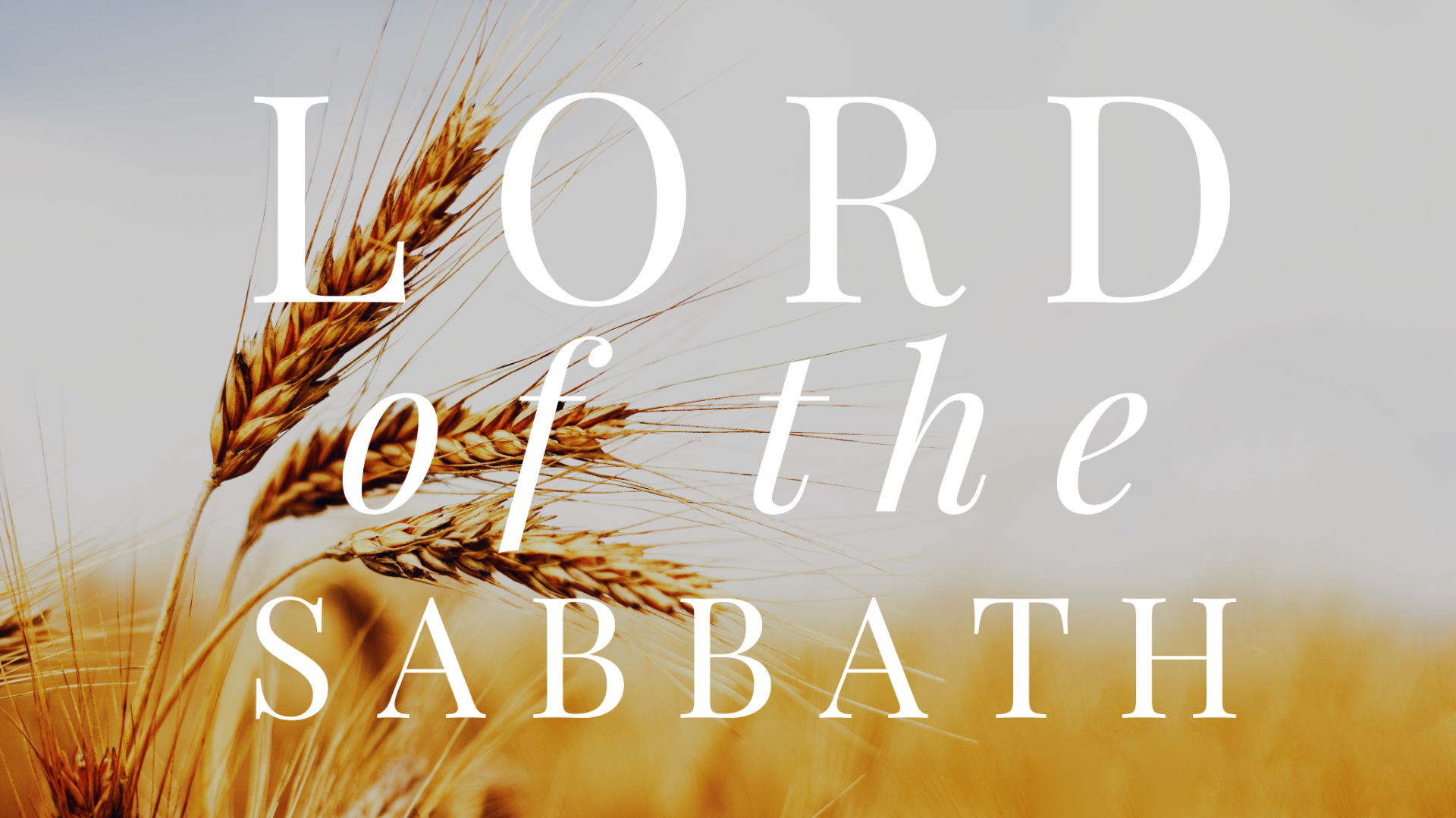 Lord of the Sabbath - Logos Sermons