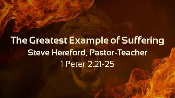 The Greatest Example of Suffering - Logos Sermons