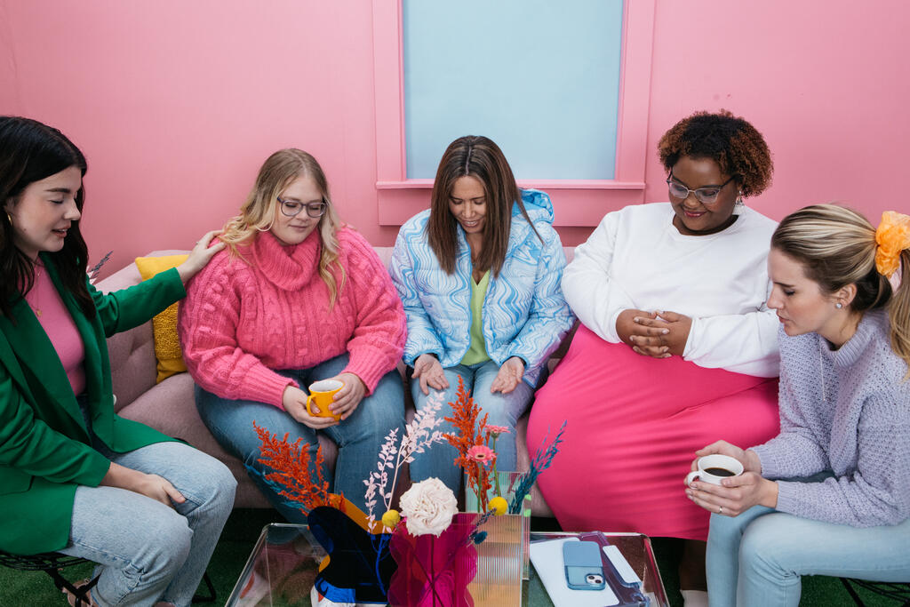 Women Praying Together Graphics For The Church Logos Sermons