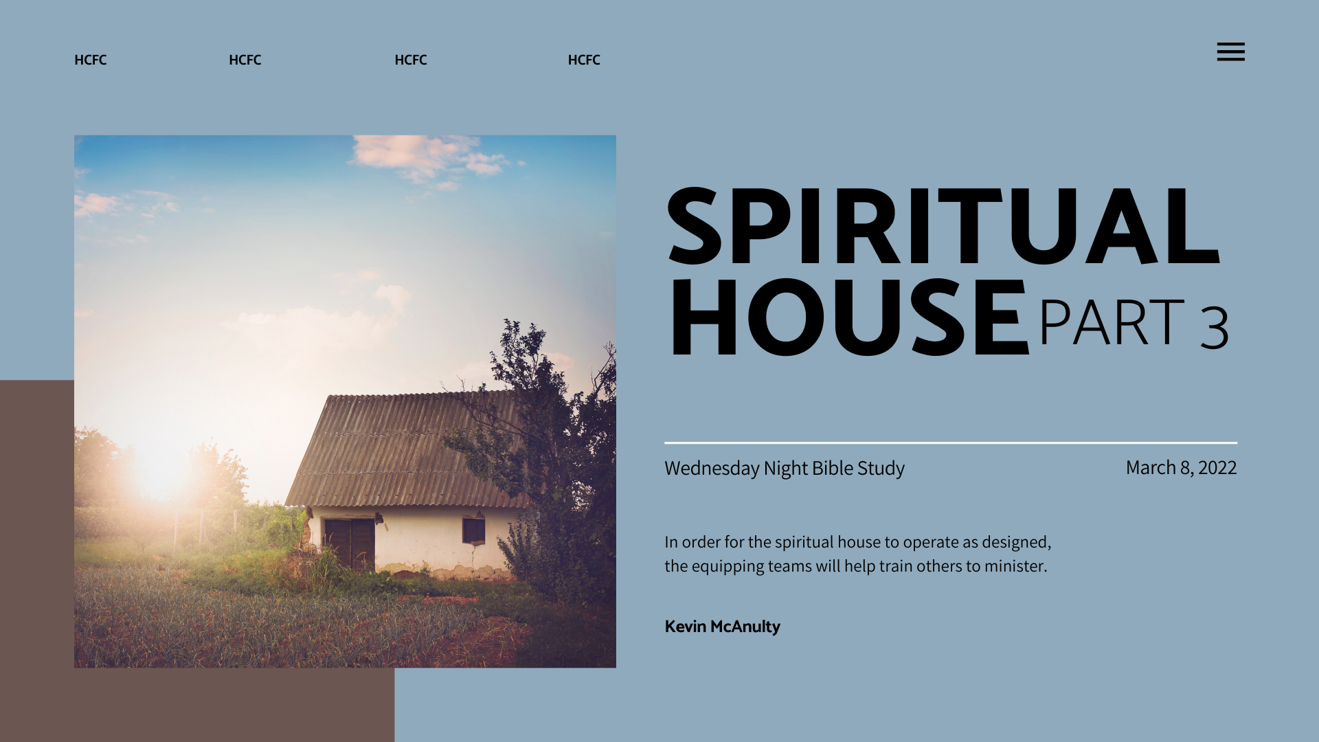 Spiritual House - Pt 4 - Logos Sermons