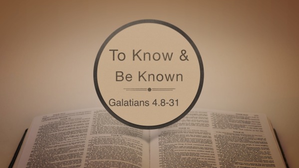 To Know & Be Known - Logos Sermons