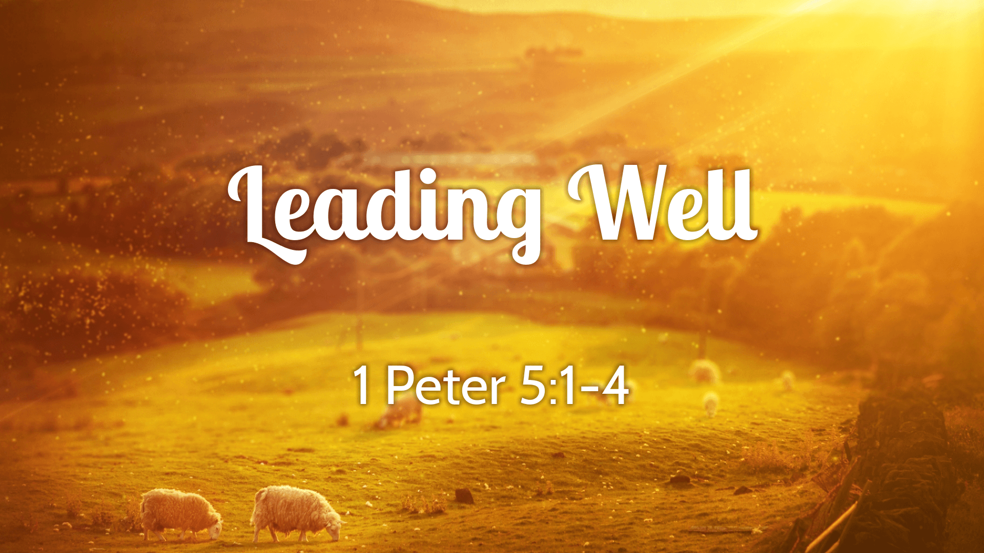 Leading Well - Logos Sermons
