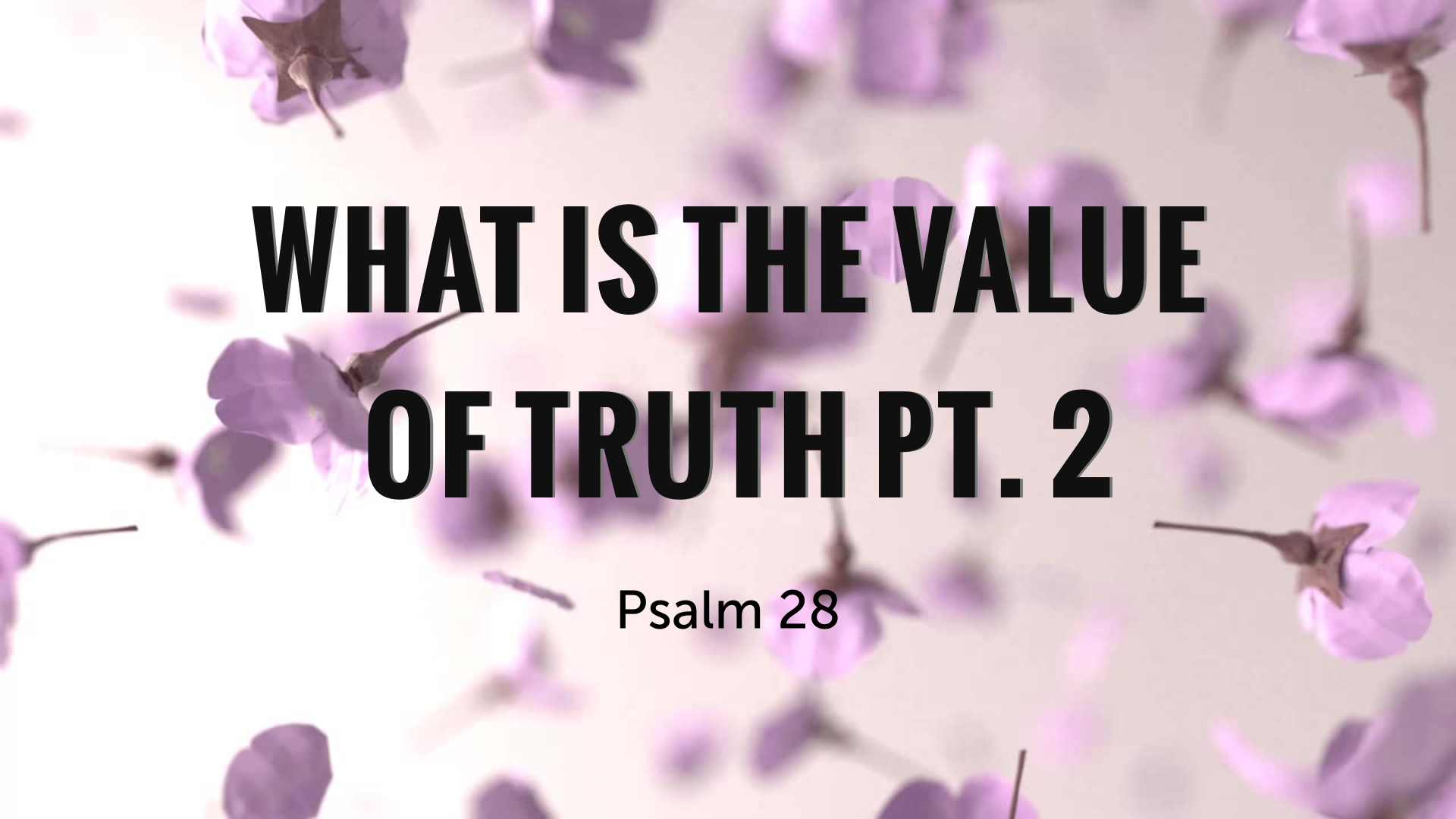 What is the value of truth pt2 - Logos Sermons