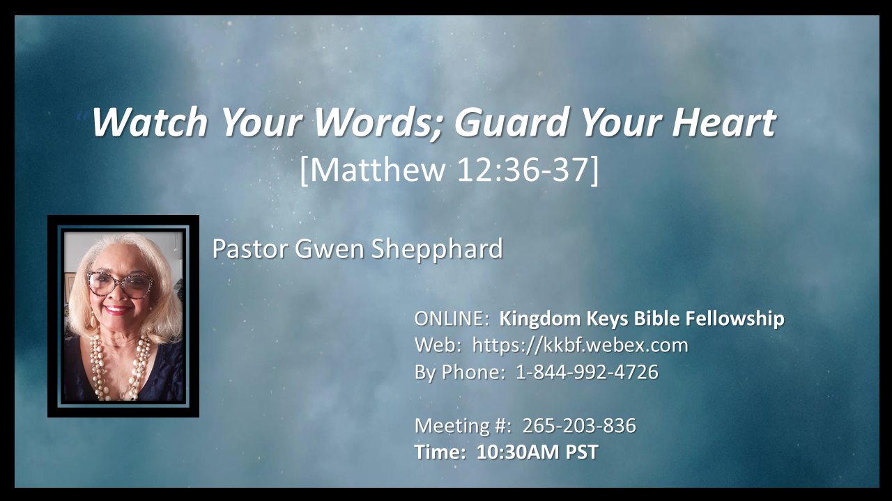 Watch Your Words, Guard Your Heart - Logos Sermons