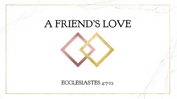 A True Friend - Logos Sermons