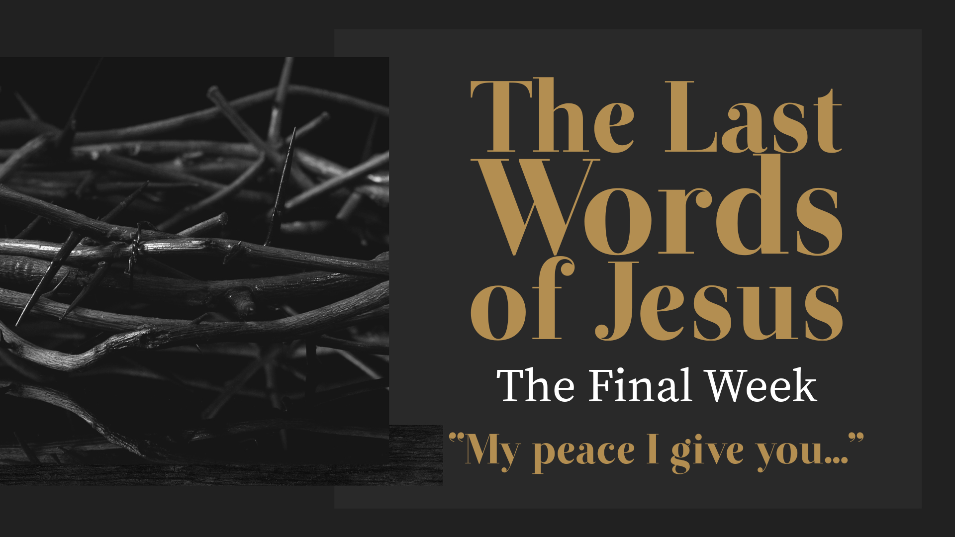 Finding Peace - Logos Sermons