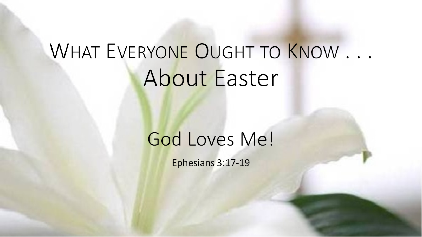 About Easter - God Loves You - Logos Sermons