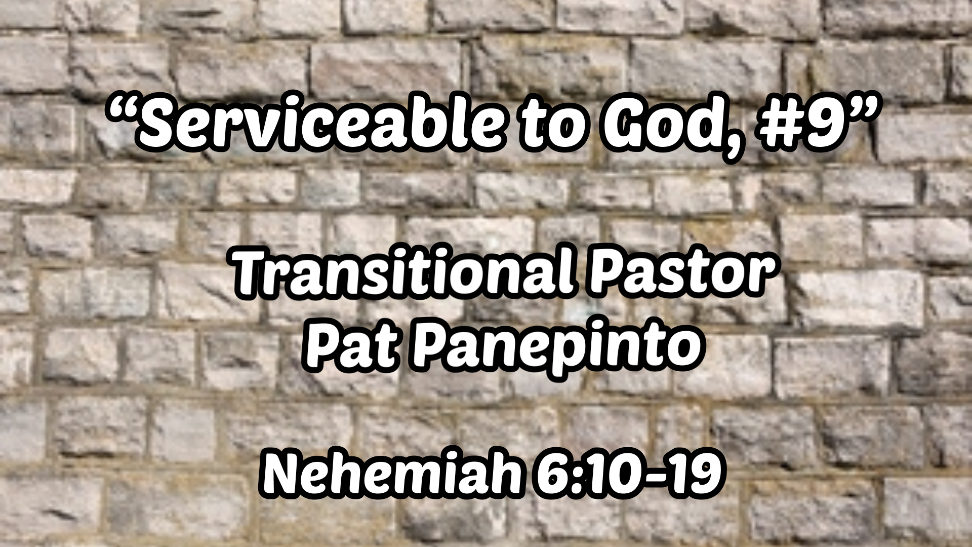 Serviceable to God, #9 - Logos Sermons