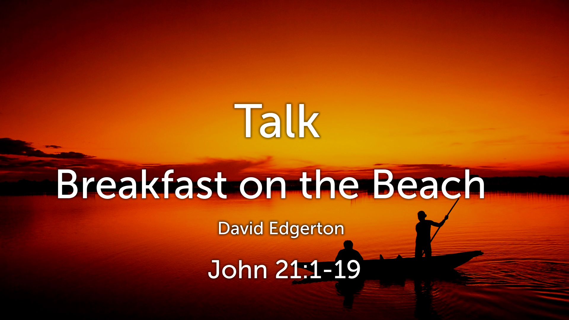 Breakfast on the Beach - Logos Sermons