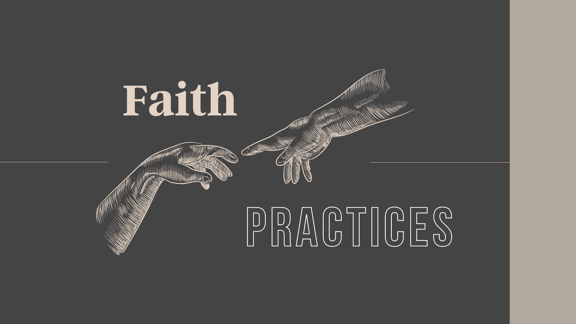 Faith Practices: Prayer Walking & Labyrinth Prayer - Logos Sermons