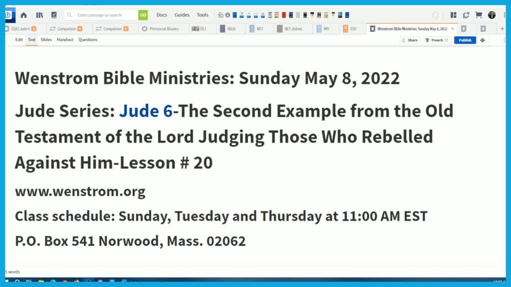 Jude 6-The Second Example from the Old Testament of the Lord Judging ...