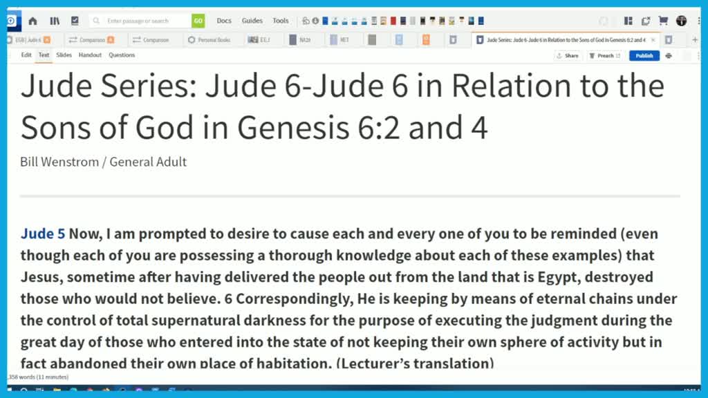 Jude 6-Jude 6 in Relation to the Sons of God in Genesis 6.2 and 4 ...