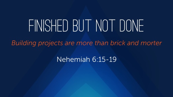 Finished But Not Done - Logos Sermons