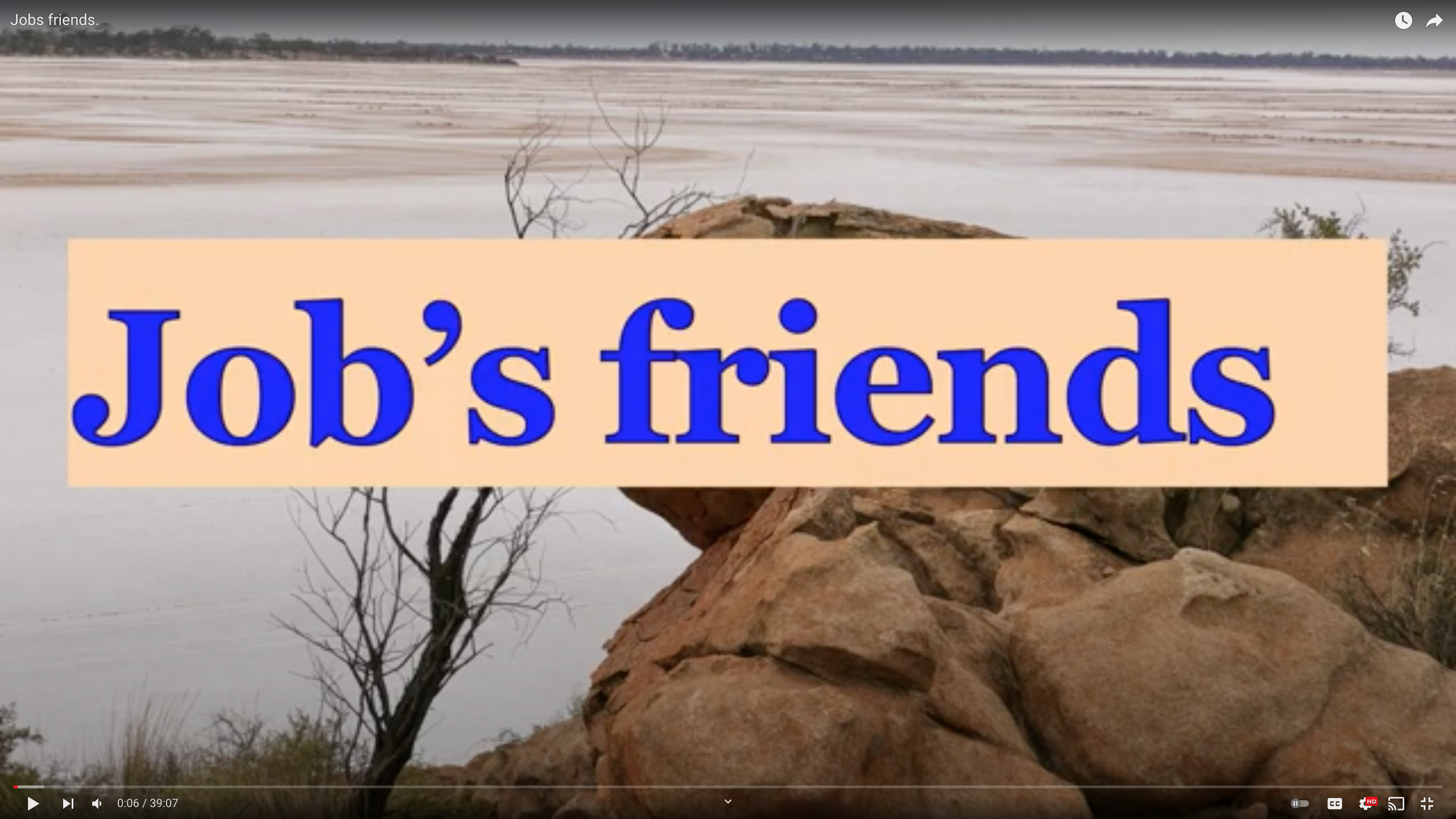 Jobs friends - Logos Sermons