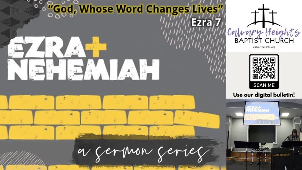 "God, Whose Word Changes Lives" (Ezra 7) - Logos Sermons