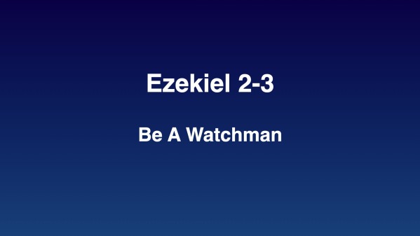 Be A Watchman - Logos Sermons