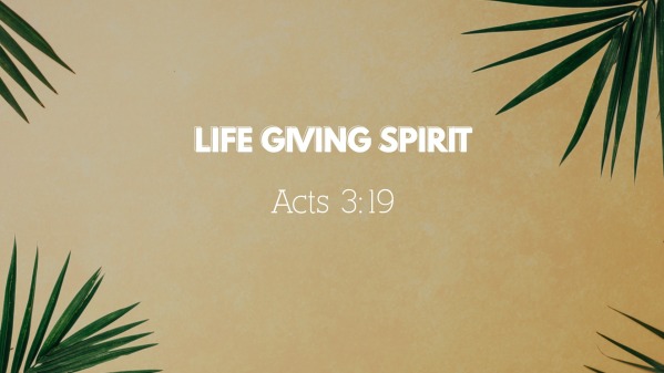 Life Giving Spirit - Logos Sermons