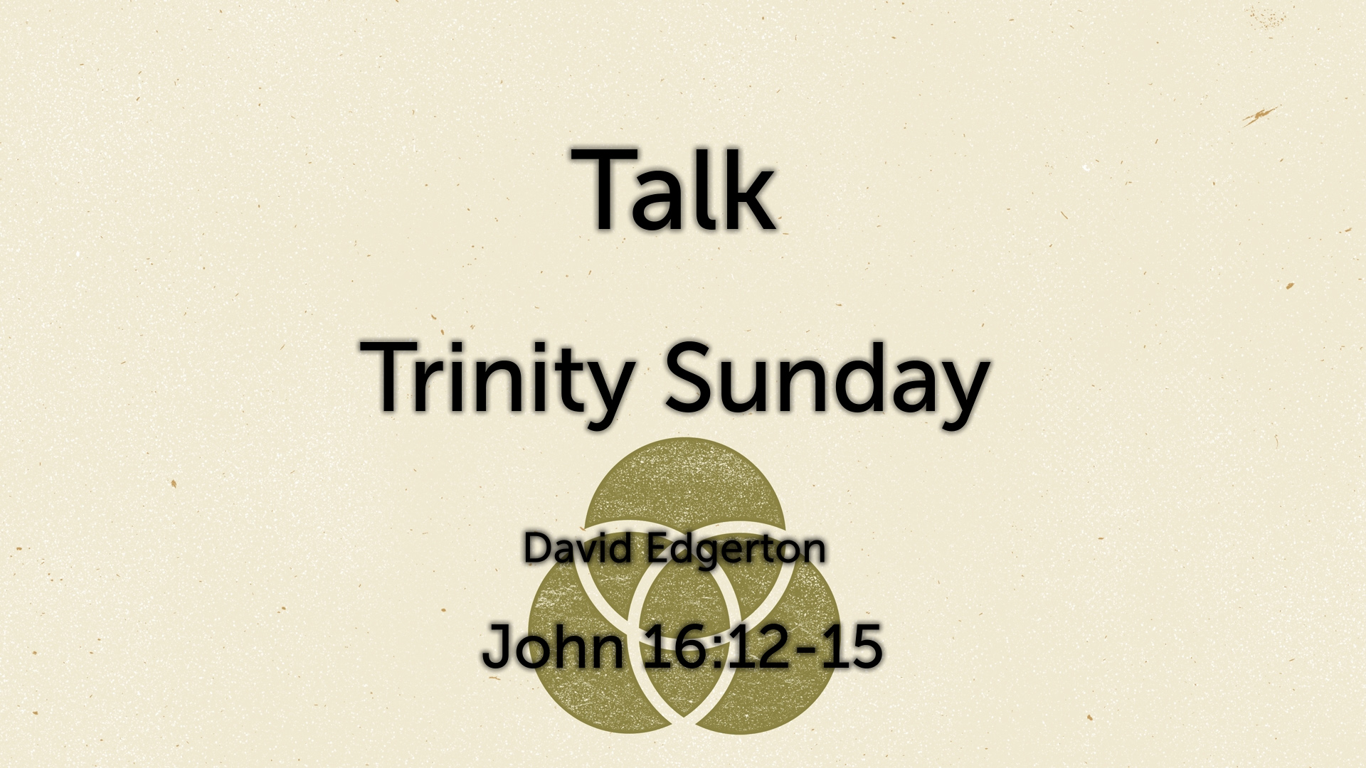 Holy Trinity - Logos Sermons