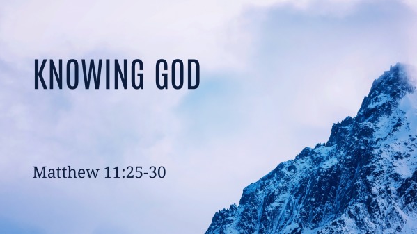 Knowing God - Logos Sermons