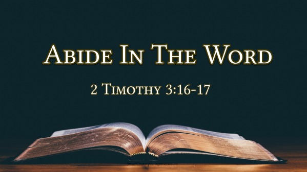 Abide in the Word - Logos Sermons