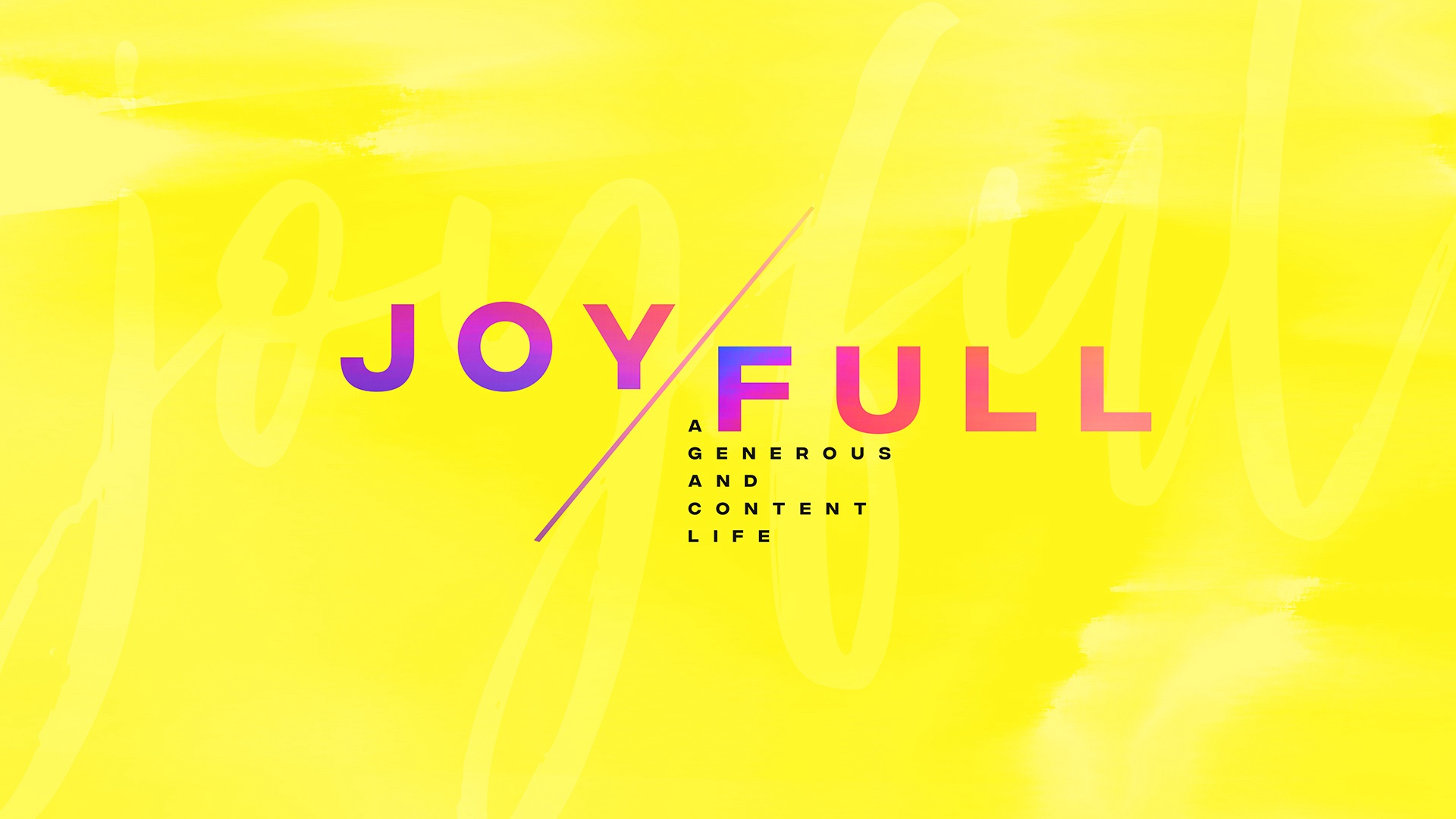 Joyful | Week 1 - Logos Sermons