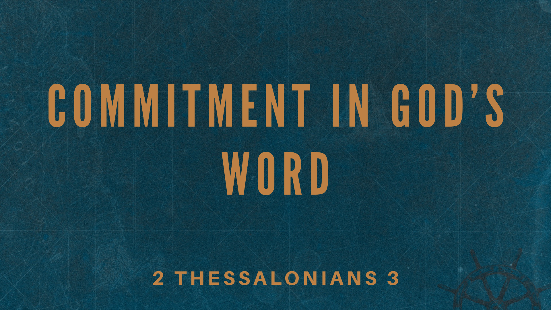 Commitment In God's Word - Logos Sermons
