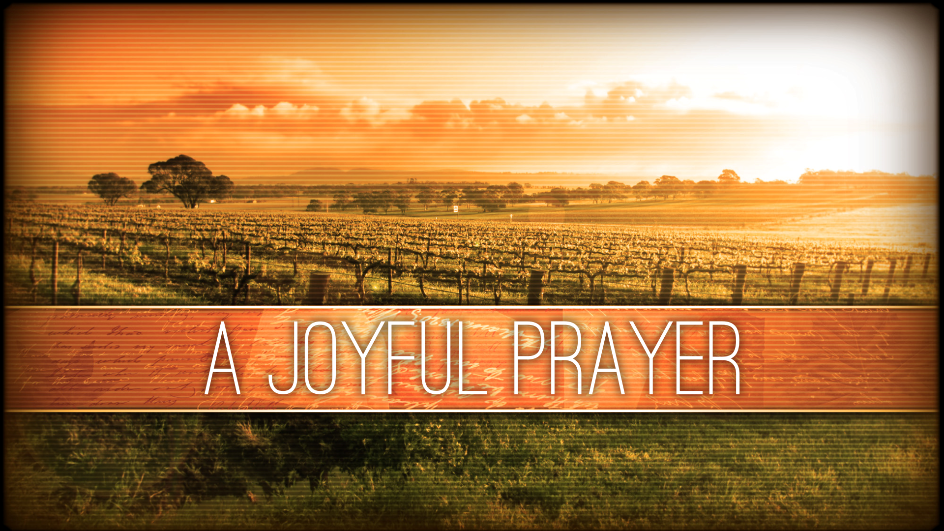 "The Joy of the Gospel: A Joyful Prayer" - Logos Sermons