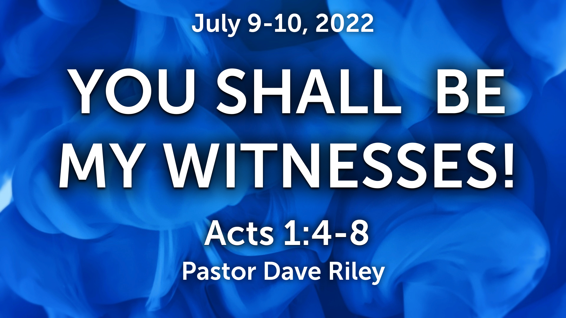 You Shall Be My Witnesses! - Logos Sermons