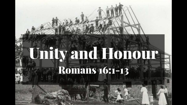 Unity and Honour - Logos Sermons