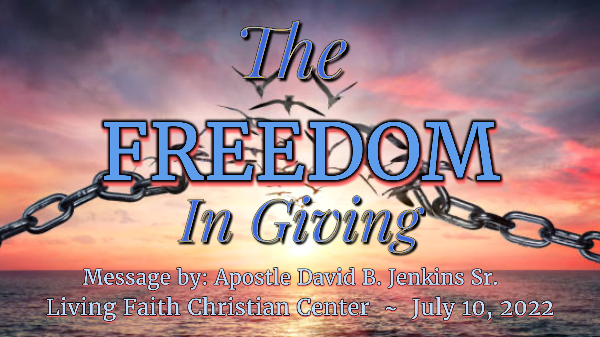 The Freedom In Giving - Logos Sermons