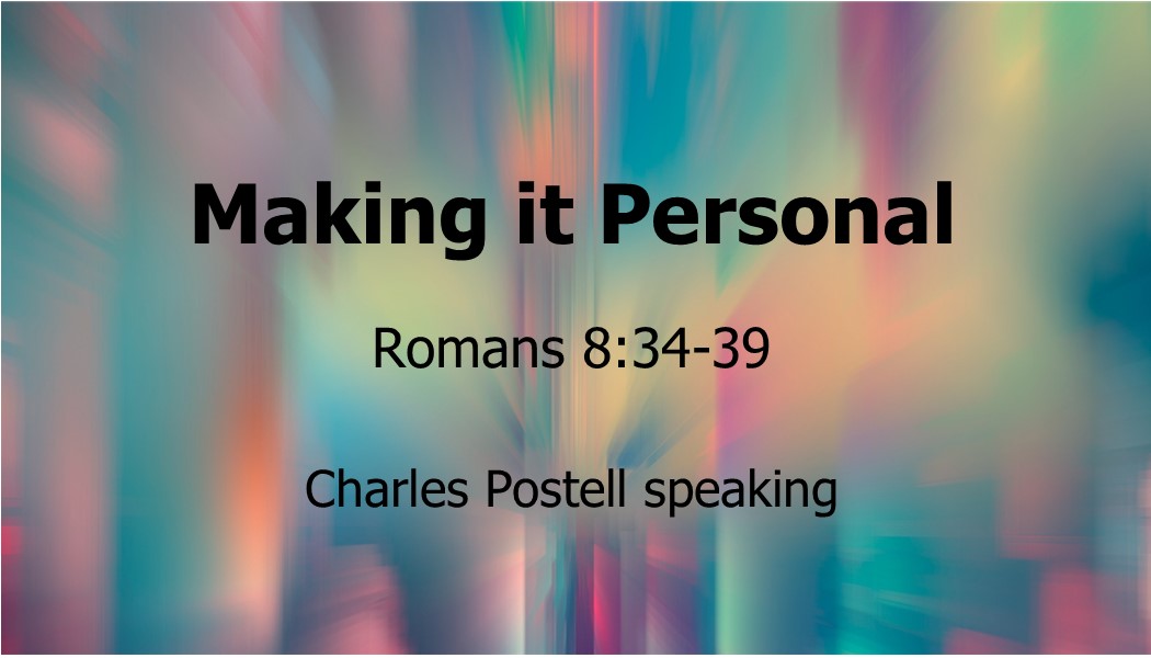 Making it Personal - Logos Sermons