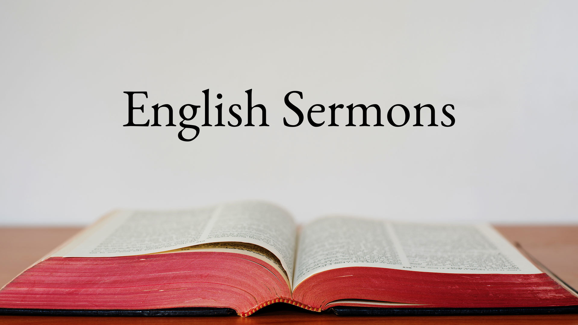 English Sermons - Logos Sermons